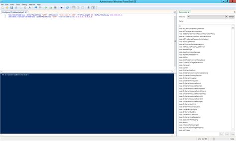 Microsoft Windows Powershell Configure Ip Addresses And Dns Server