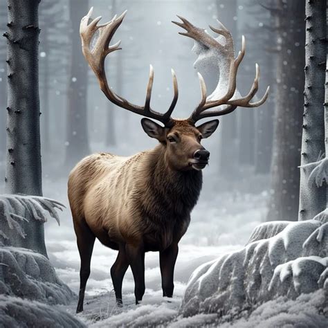 Download Ai Generated Elk Mammal Royalty Free Stock Illustration