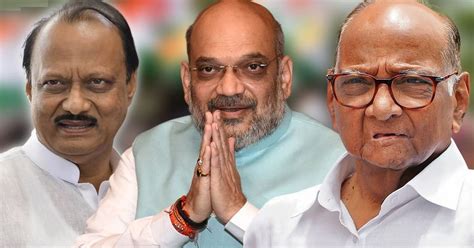 मोठी बातमी शरद पवारांच्या भेटीनंतर अजितदादा दिल्लीला अमित शाहांसोबत