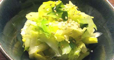 セロリ、白菜、ワカメの中華風マリネ By Guzavie 【クックパッド】 簡単おいしいみんなのレシピが324万品