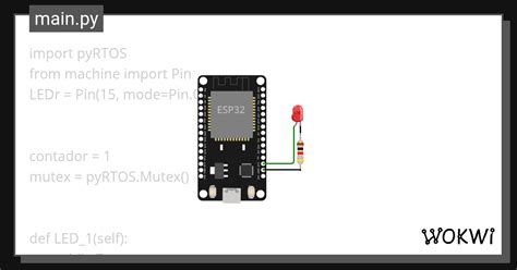 MicroPython Blink ESP Copy Wokwi ESP STM Arduino Simulator