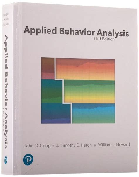 applied behavior analysis 3rd edition isbn 9780134752556