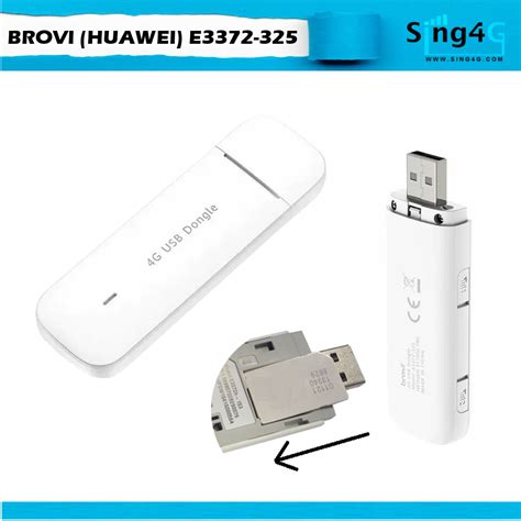 Huawei Brovi E3372 4g Usb Modem Direct Sim Single Pc Use Shopee Malaysia
