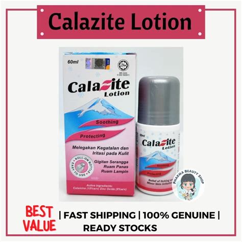 Calazite Lotion Calamine Roll On 60ml Shopee Malaysia