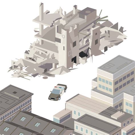 10200 Crumbling Building Stock Illustrations Royalty Free Vector