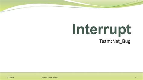 Interrupt Pptx