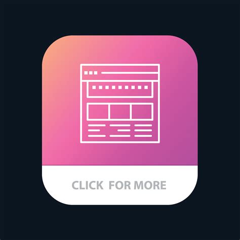 Website Browser Business Corporate Page Web Webpage Mobile App Button