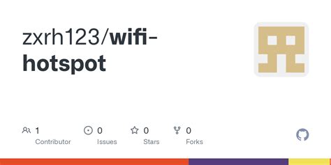 GitHub Zxrh Wifi Hotspot