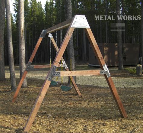 4 X 4 Rustic Swing Set Bracket Kit Designed For 4x4 Beams Etsy