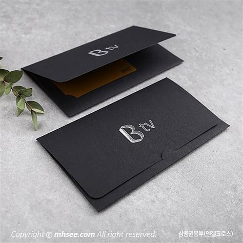 명함씨 상품권봉투 엔젤크로스블랙😎 격자무늬의 독특한 패턴무늬와 두께감에서 전해지는 고급스러움을