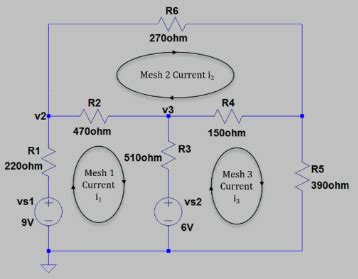 Solved Determine The Correct Equations For Mesh Mesh Chegg Com