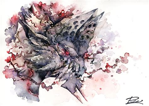 Mhxbump Stygian Zinogre Monster Hunter Series Absurdres