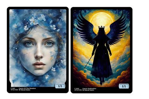 Gustav Klimt And Famous Artist Inspired Custom Art Faerie Tokens For