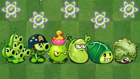 PvZ Every GREEN Plants Power Up Vs Brickhead Zombie YouTube