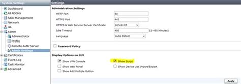 technical note how to enable script on a fortiman fortinet community