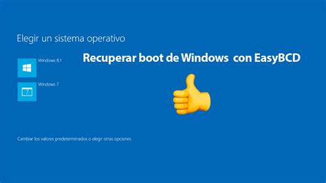 recuperar boot de windows con easybcd iván andréi