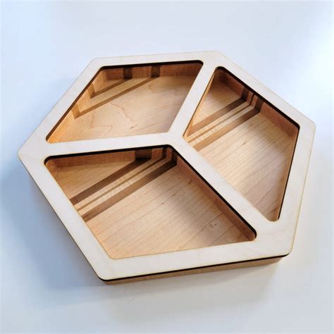Hexagon 3d Cube Router Template Diy Montreal