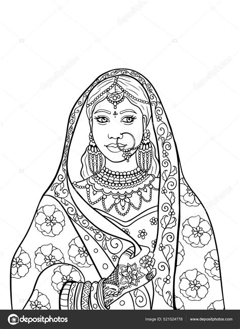Girl Pictures Line Art Liv Indian Princess Drawing Drawing Girl