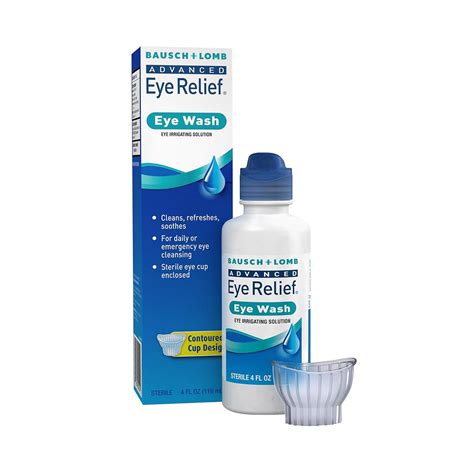 Advanced Eye Relief Eye Wash By Bausch And Lomb 4 Oz Cleanse And Sooth