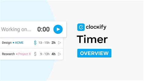Timer Clockify Features YouTube