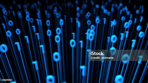 디지털 데이터 미래 기술 이진 코드 배경 3d 렌더링 데이터에 대한 스톡 사진 및 기타 이미지 데이터 터널 0 Istock