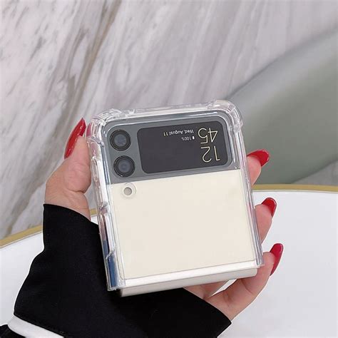 Clear Samsung Z Flip Case Cool Phone Cases Flip Phone Case Samsung