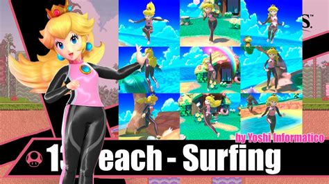 Ssbu Mod Peach Surfing Youtube