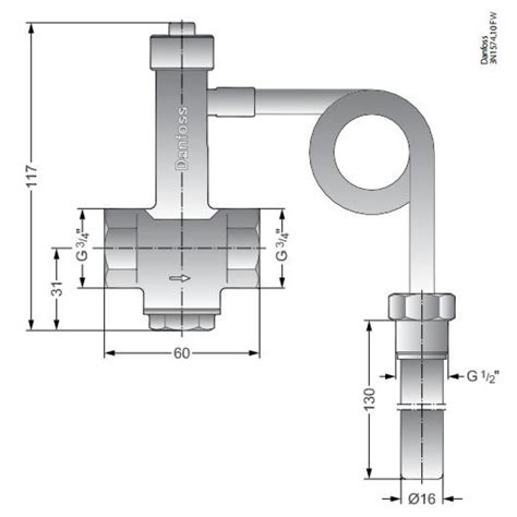 Danfoss Thermische Ablaufsicherung Danfoss Bvts Ventil 003n3300