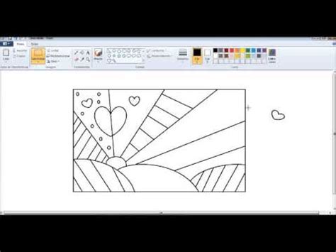 Tutorial De Desenho No Paint Youtube