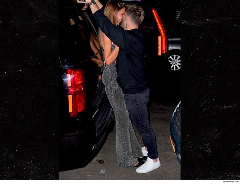 Julian Edelman Gets Kissy Kissy With Hot Brazilian Model