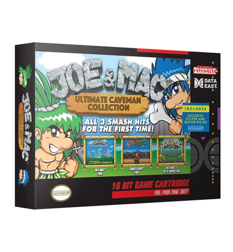 Retro Bit Snes Joe And Mac Collection Spill Cdoncom