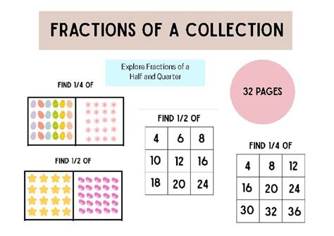 Fractions Of A Collection By Teachwithbelle Tpt
