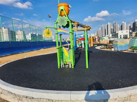 경기화성 반월체육센터 물놀이장 어린이놀이시설 진우산업개발