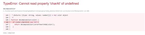 Reactjs Decompose Color Code In React Material Stack Overflow