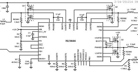 Isl9444 Triple 180° Out Of Phase Synchronous Step Down Pwm Controller Renesas 瑞萨电子