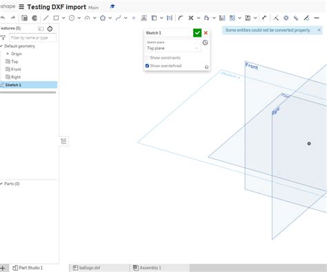 Importing Dxf Not Working Despite Following Directions — Onshape