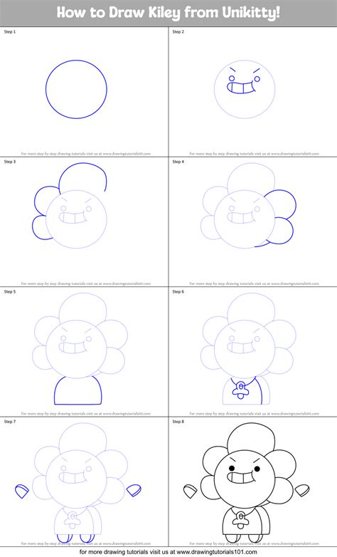 How To Draw Kiley From Unikitty Unikitty Step By Step