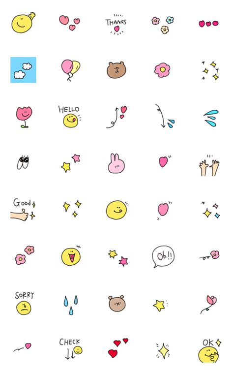 ＊落書き えもじ＊のline絵文字｜画像、情報など