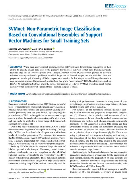 Pdf Svmnet Non Parametric Image Classification Based On