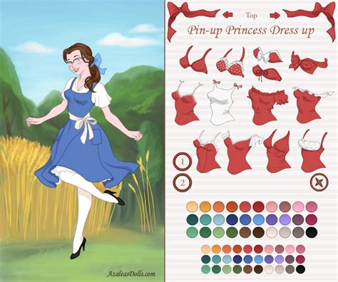 Pin Up Princess Dress Up Play Online On Flash Museum 🕹️