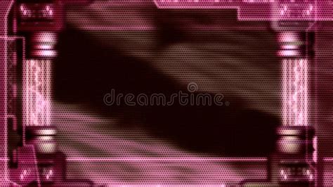 Animated Moving Motion Background Showing Nuclear Molecules Atom