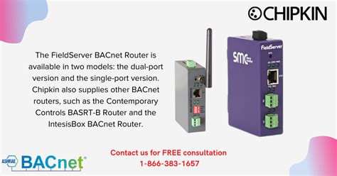 The Bacnet Router Chipkin Automation Systems
