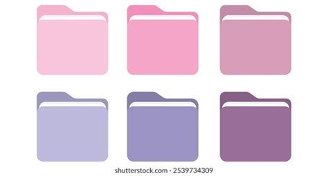 Different Folder Icon Set Opened Closed Stock Vector Royalty Free 2539734309 Shutterstock