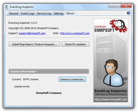 About Tab Eventlog Inspector Docs
