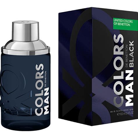 Benetton Colors De Benetton Man Black Edt 34 Oz 100 Ml Rafaelos