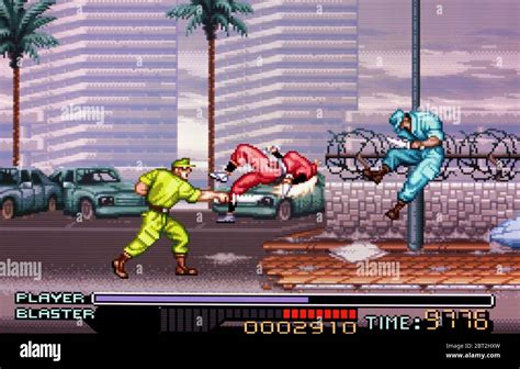 The Ninja Warriors Snes Super Nintendo Editorial Use Only Stock