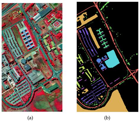 Visualization Of Pu Datasets A False Color Map B Ground Truth Map