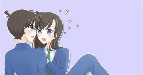 Case Closed Shinichiran Mouri Ran すべってコケた蘭ちゃんと巻き込みの新一 Pixiv