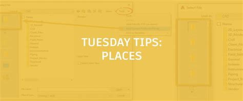 Favorite AutoCAD Places Tuesday Tips With Frank AutoCAD Blogs