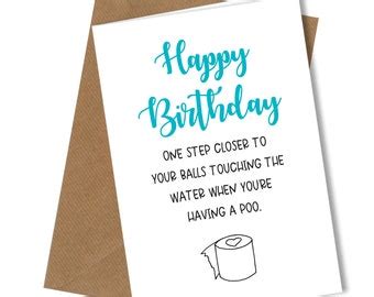 Funny Balls Card Etsy Uk
